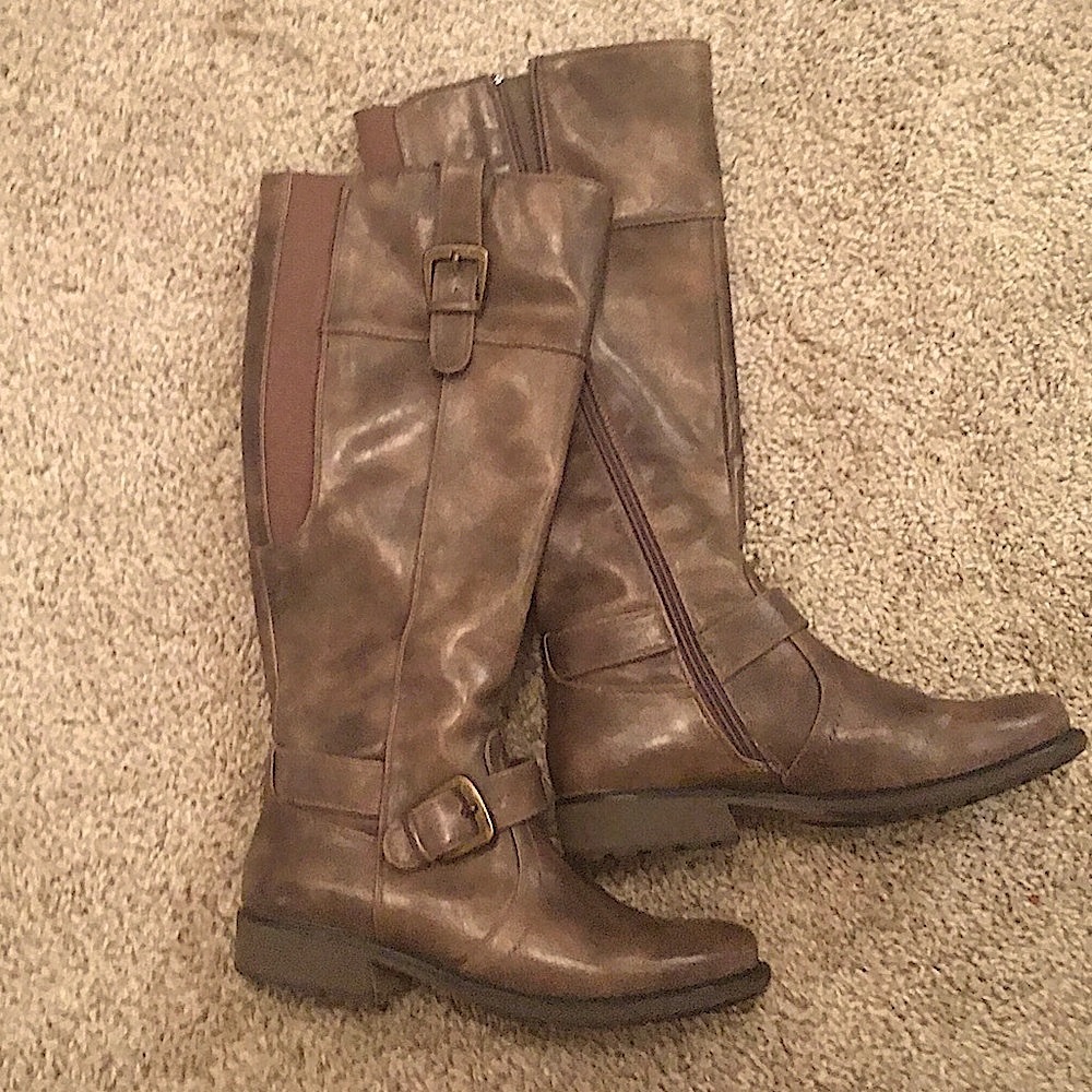 Wear Ever Brown Riding Boots - Gem
